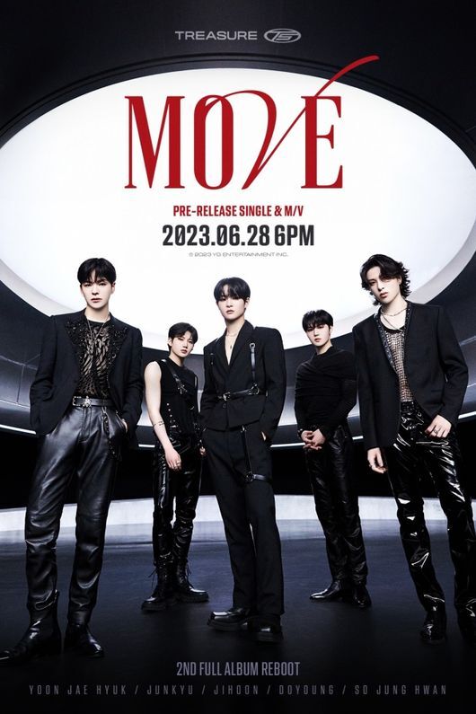 TREASURE's New Unit T5 Set to Release 'MOVE' on June 28