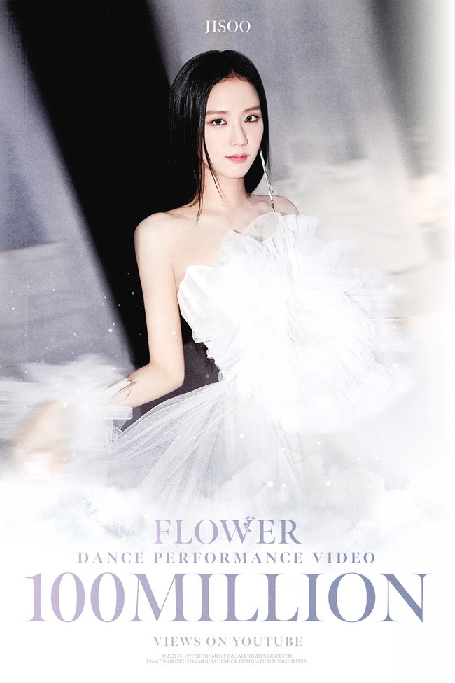 BLACKPINK's Jisoo's 'FLOWER' Dance Performance Video Surpasses 100 Million Views in Just 92 Days