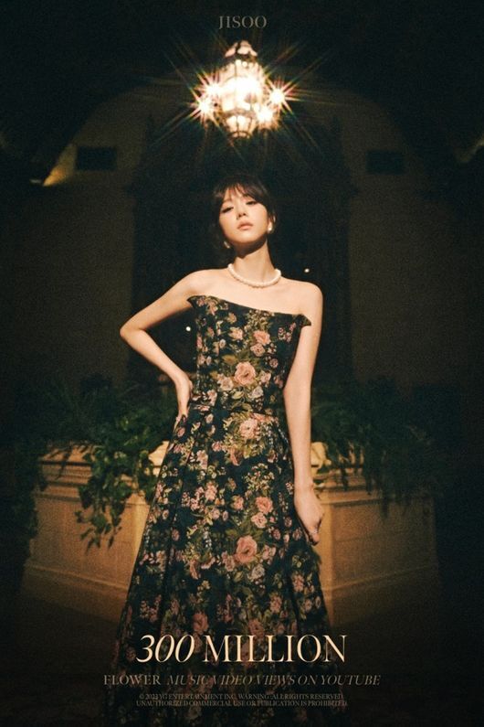 BLACKPINK Jisoo's 'FLOWER' Music Video Surpasses 300 Million Views, Solidifying Global Popularity