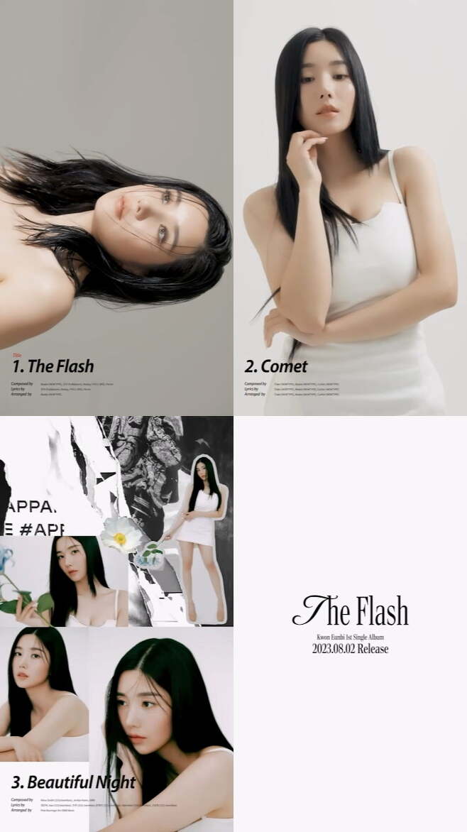 Kwon Eun Bi Announces New Single 'The Flash' to be Released on August 2nd, Countdown to the ...