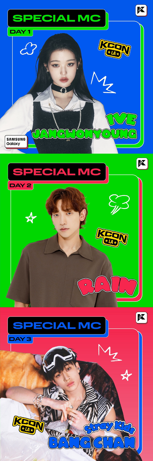 KCON LA 2023's Stellar MC Lineup: IVE's Jang Wonyoung, Rain, and Stray ...